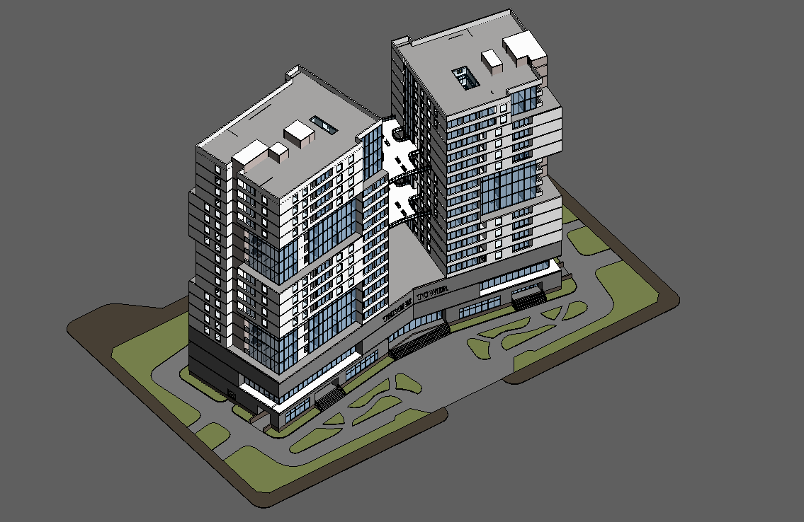 Tải file revit chung cư đầy đủ kiến trúc miễn phí